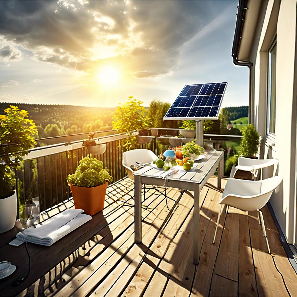 Steckersolar: Nachhaltiger Solarstrom für den städtischen Balkon - N.A ...